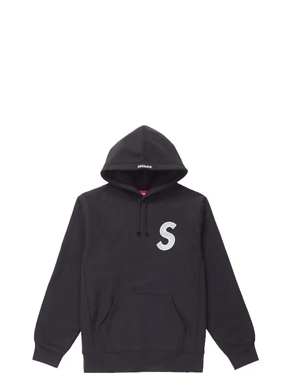 Supreme Logo Hooded Sweatshirt Fw18 - Black