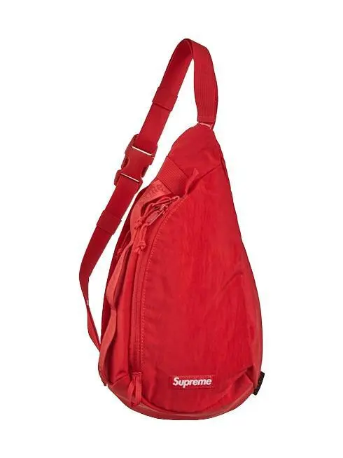 Stockx Supreme Sling Bag 2021 Supreme Leather Shoulder Bag Black - Main Image