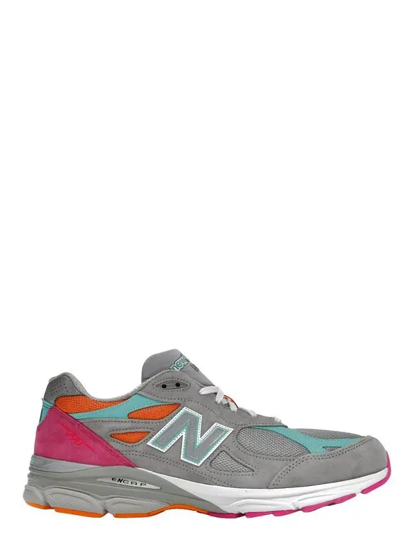 NEW BALANCE 990v3 Miusa Dtlr Miami Drive - Grey/aqua/pink
