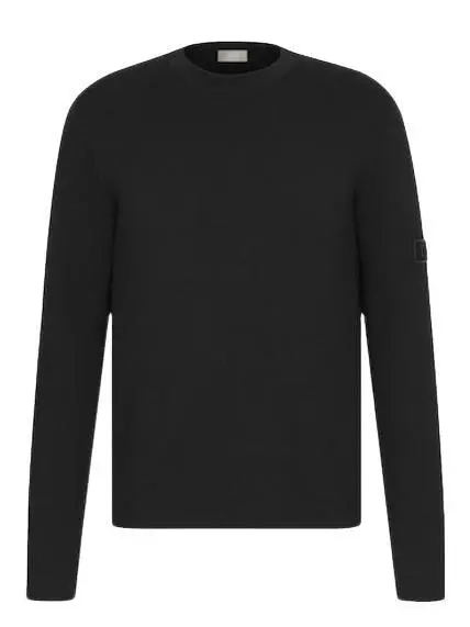 Dior Patch Milano Wool Sweater - Black Punto