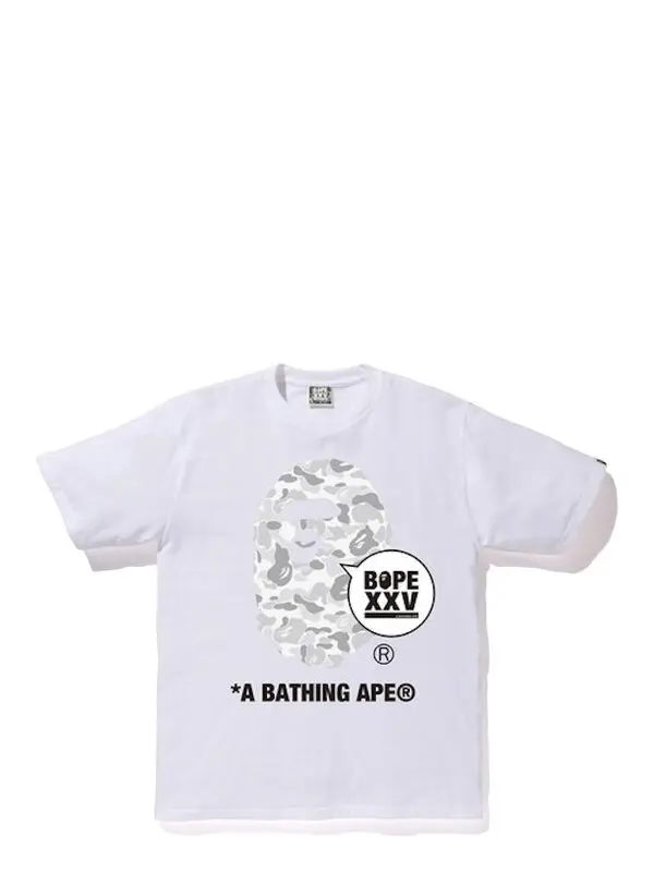 A BATHING APE Store Harajuku Xxv Ape Head Tee Shirt - White