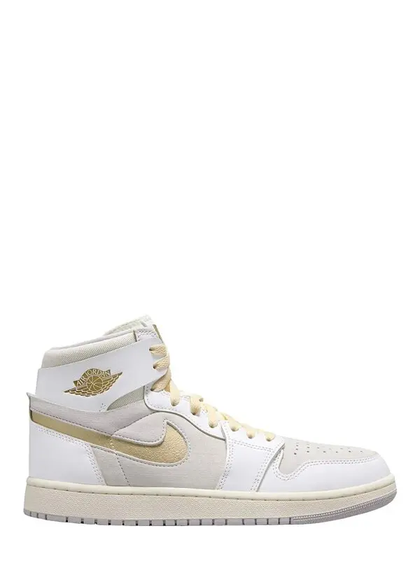 JORDAN 1 High Zoom Air Cmft 2 Fiba - White/neutral Grey/metallic Gold