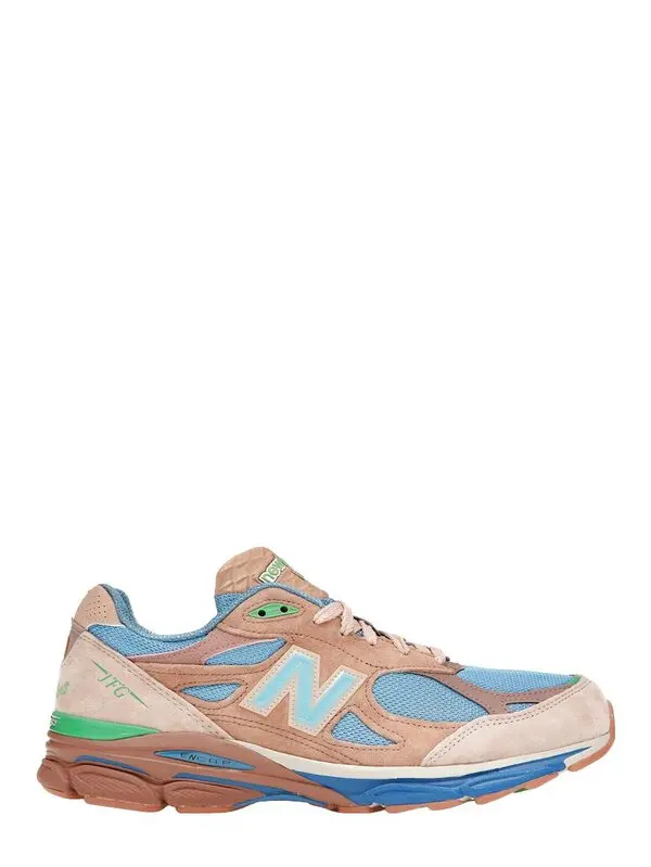 NEW BALANCE 990v3 Miusa Joe Freshgoods Outside Clothesin - Desert Rose/blue