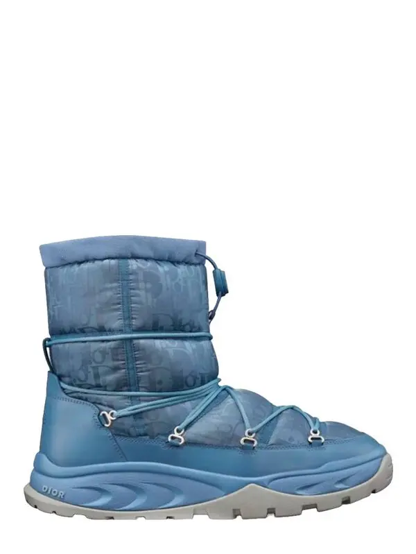 Dior Snow Ankle Boot Oblique Nylon - Blue