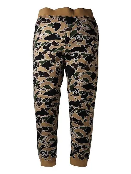A BATHING APE Sta Camo Sweatpants - Yellow