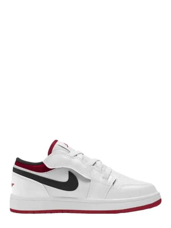 JORDAN 1 Low Alt - White/gym Red/black