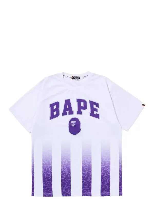 A BATHING APE Team Jersey Tee Shirt - White