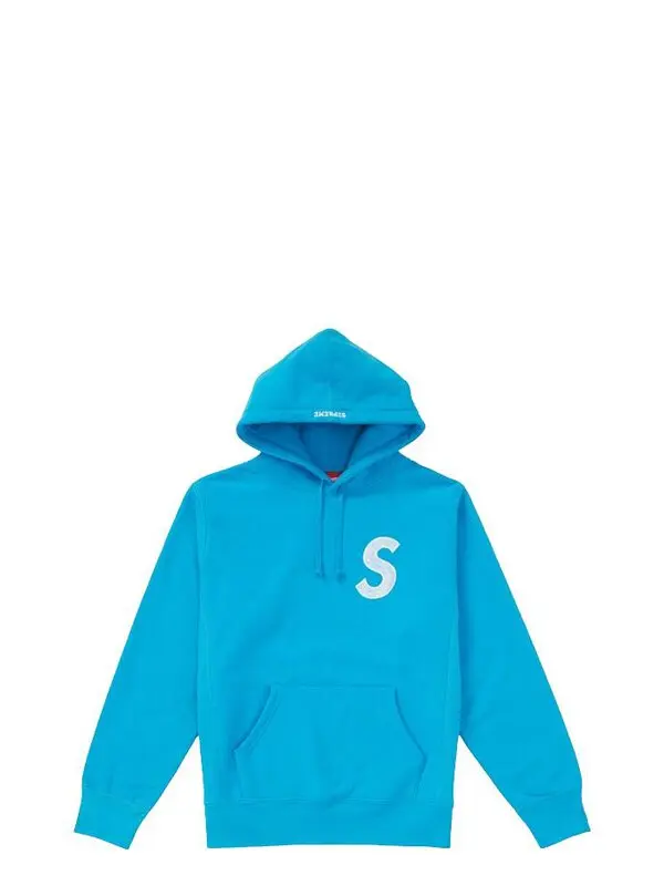 Supreme S Logo Hooded Sweatshirt - Bright Royal