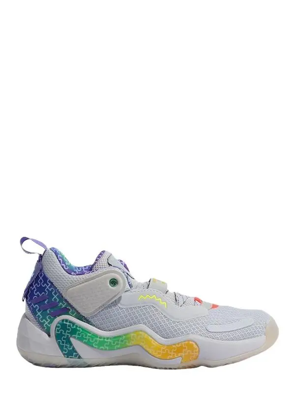 Adidas D.o.n. Issue #3 Sneakers - Light Grey/rainbow