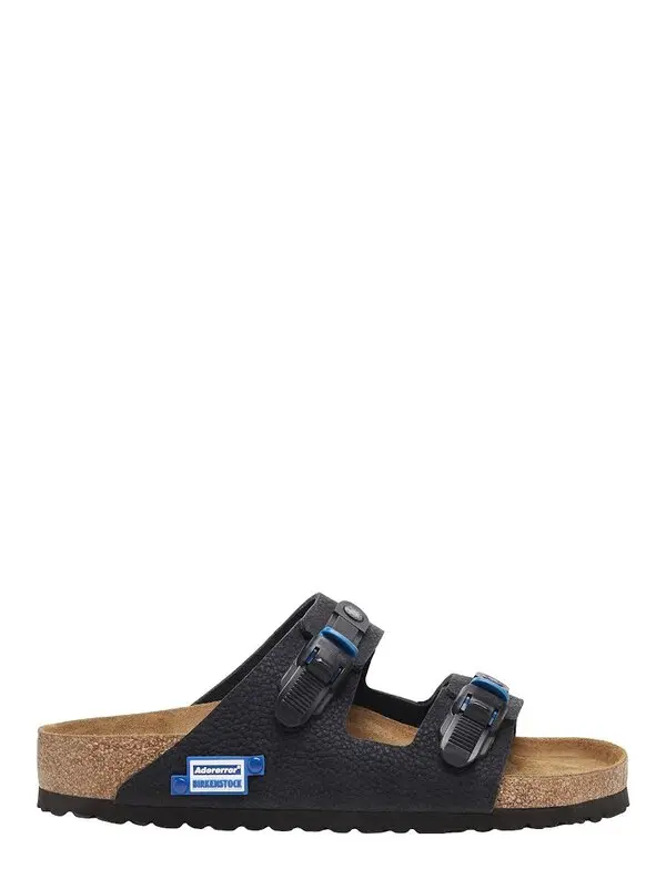 BIRKENSTOCK Arizona Tech Adererrorin Sandals - Black/royal Blue