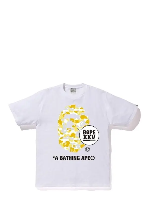 A BATHING APE Store Matsuyama Xxv Ape Head Tee Shirt - White