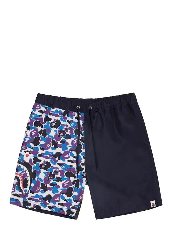 BAPE 16th Anniversary Shark Beach Shorts - Black
