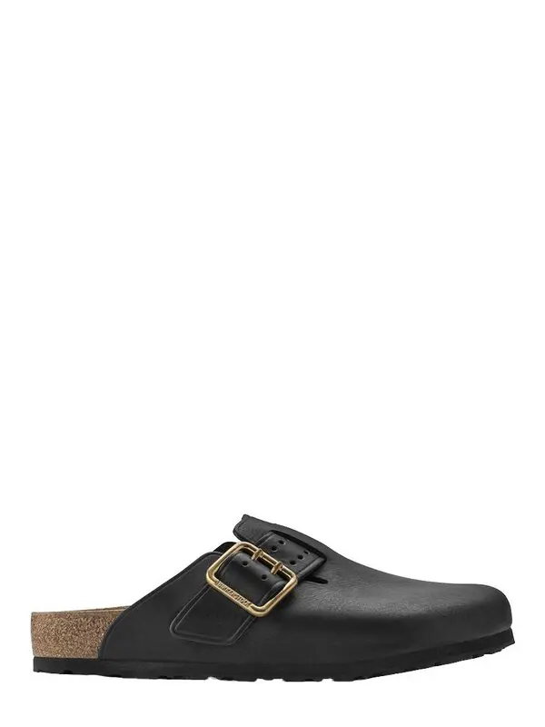 BIRKENSTOCK Boston Bold Leather Clogs - Black