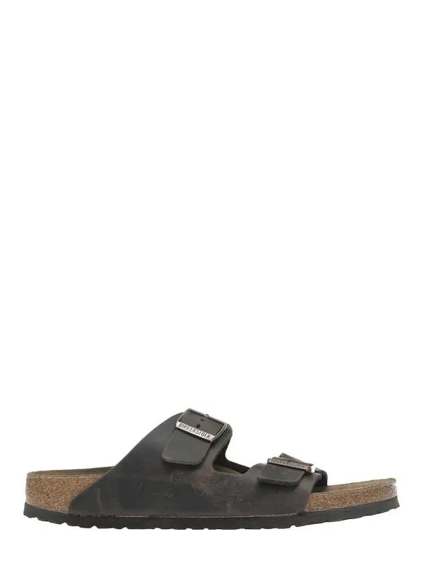 BIRKENSTOCK Arizona Oiled Leather Sandals - Habana