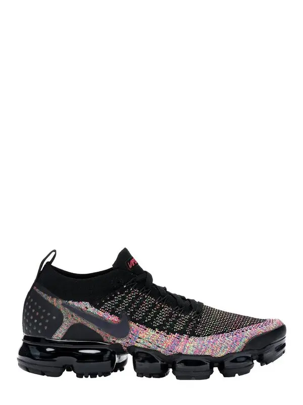Nike Air Vapormax Flyknit 2 Sneakers - Black/racer Pink/racer Blue