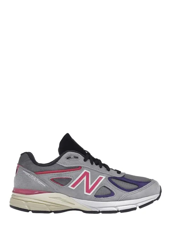 NEW BALANCE 990v4 Kith United Arrows & Sons Sneakers - Grey/purple/pink