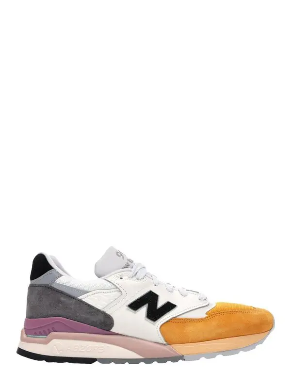 NEW BALANCE 998 Coastal Pack Sneakers - White/orange/black
