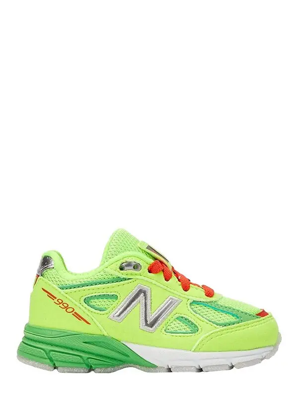 NEW BALANCE 990v4 Dtlr Festive Sneakers - Green/red