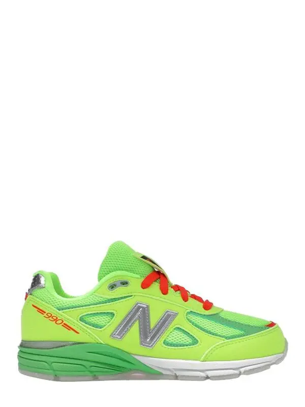 NEW BALANCE 990v4 Dtlr Festive Sneakers - Green/red