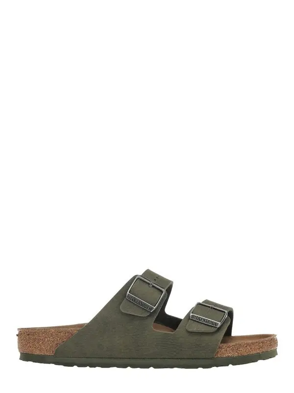 BIRKENSTOCK Arizona Vegan Microfiber Sandals - Desert Dust Thyme