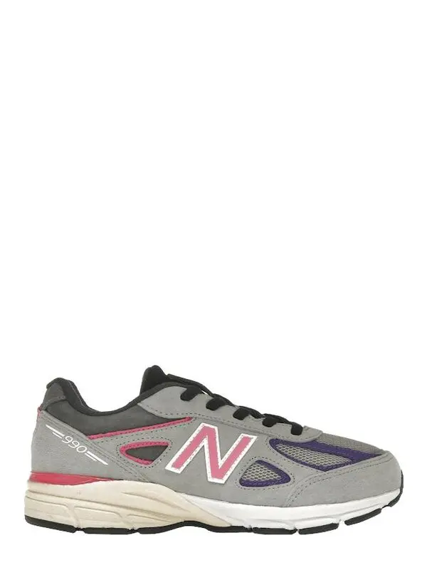 NEW BALANCE 990v4 Kith United Arrows & Sons Sneakers - Smoked Pearl/grey/pink