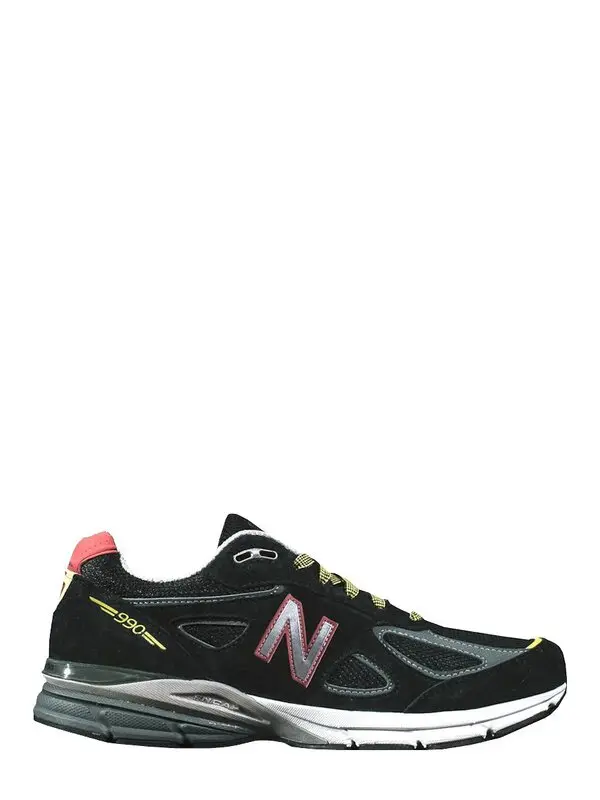 NEW BALANCE 990v4 Dtlr Dmv2 Sneakers - Black/red/yellow