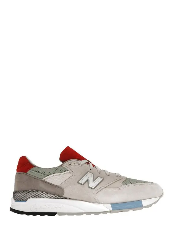 NEW BALANCE 998 Concepts Grand Tourer Sneakers - Off White/sea Green/bright Red