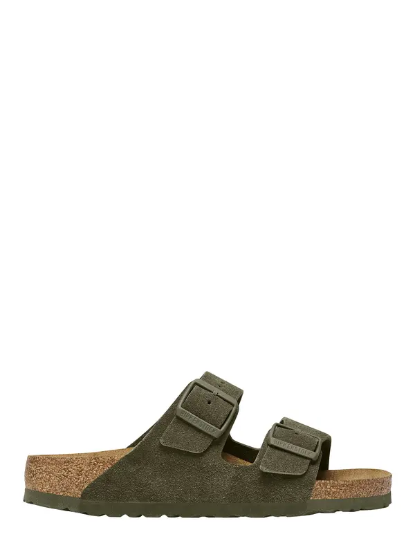 BIRKENSTOCK Arizona Suede Sandals - Thyme