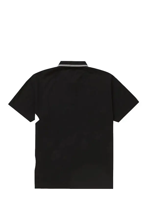 Supreme Logo Polo Shirt - Black