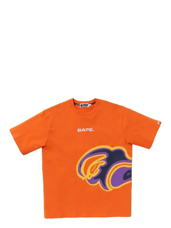 A BATHING APE Thermography Relaxed Fit Tee Shirt - Orange