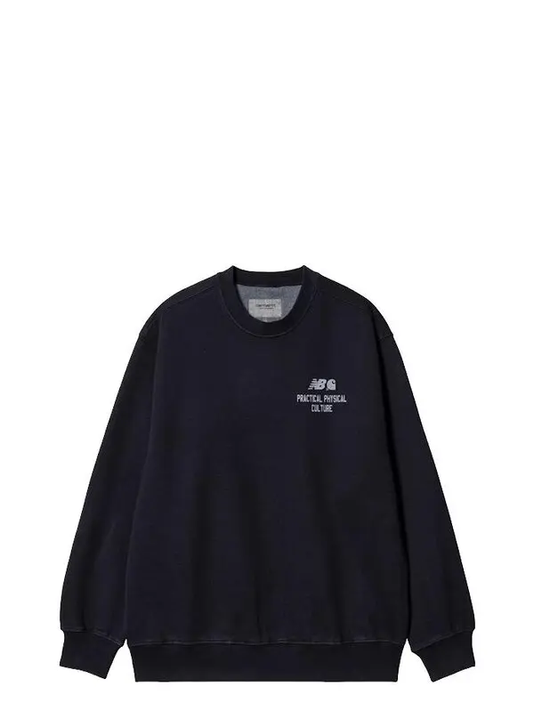 Carhartt Wip X New Balance Sculpture Center Sweatshirt - Navy Blue