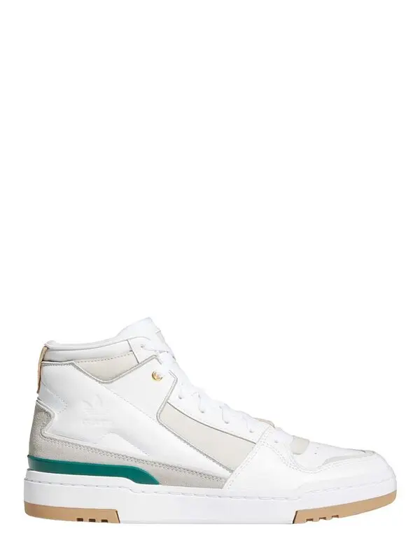Adidas Forum Luxe Mid Sneakers - Cloud White/collegiate Green/grey One