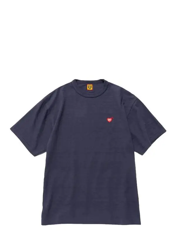 HUMAN MADE Heart Badge T-shirt - Navy Blue Red