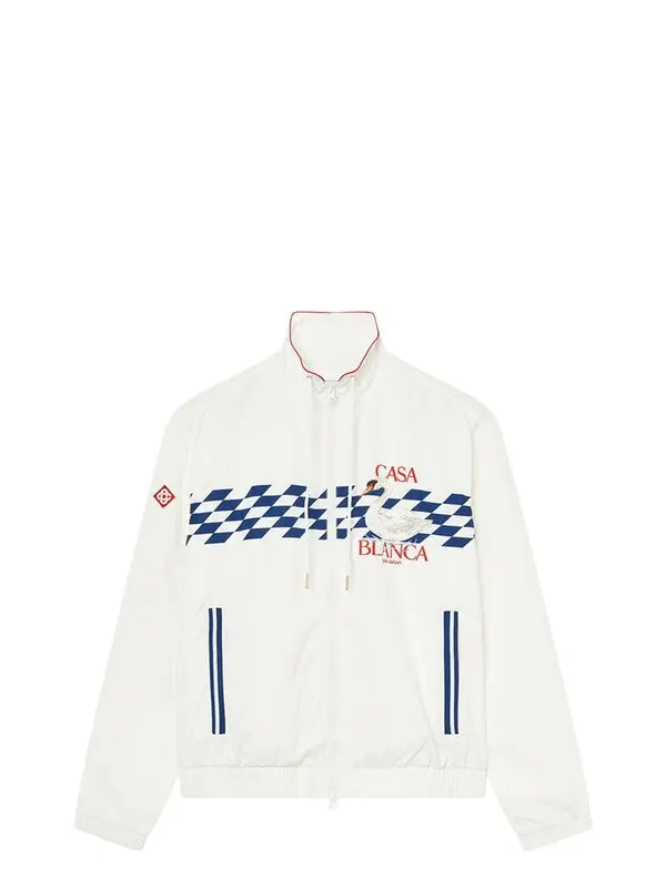Casablanca Par Avion Tracksuit Top - White/blue/red
