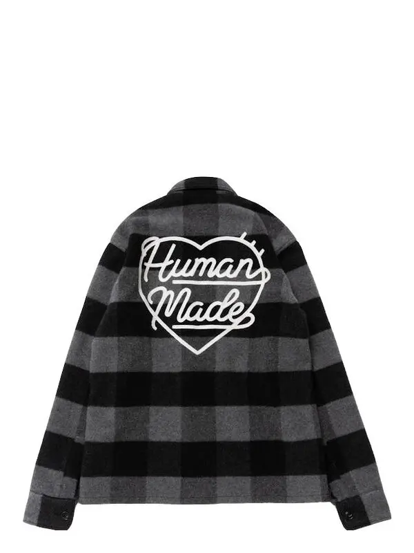 HUMAN MADE Wool Overshirt - Black