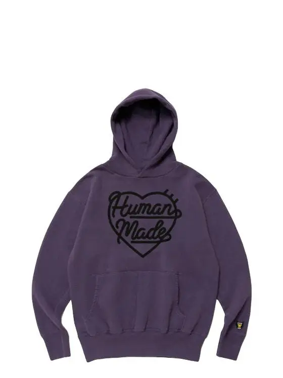 HUMAN MADE Heart Tsuriami Hoodie - Purple