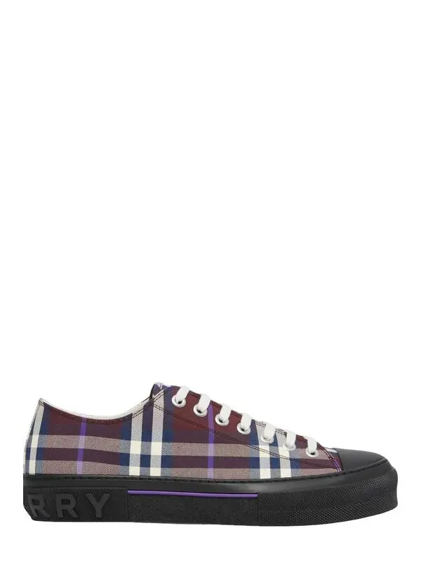 Burberry Vintage Check Low Top Sneakers - Burgundy Check