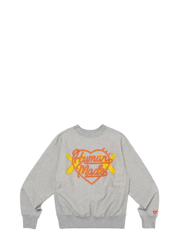 HUMAN MADE X Kaws Sweatshirt - Grey