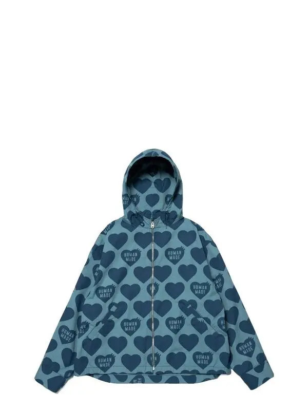 HUMAN MADE Heart Zip-up Parka - Blue