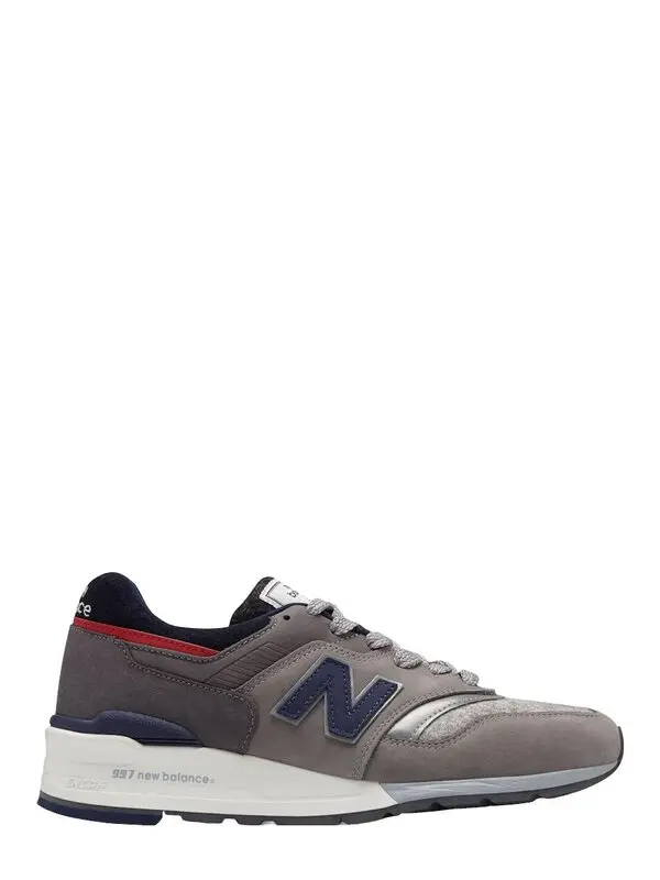 NEW BALANCE 997 Woolrich Sneakers - Grey/navy Blue/red