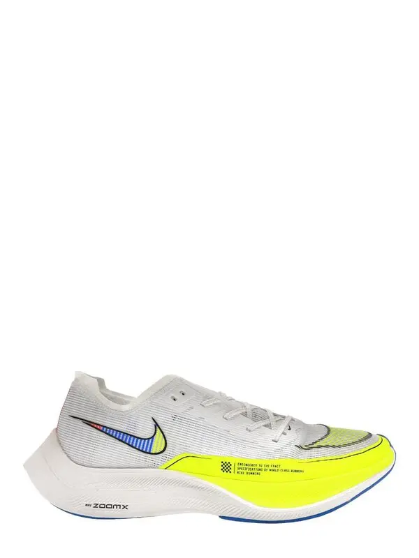Nike Zoomx Vaporfly Next% 2 Racer Athletic Sneakers - White/black/volt