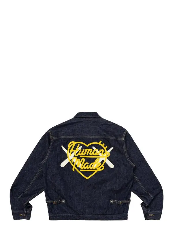 HUMAN MADE X Kaws Denim Work Jacket - Indigo