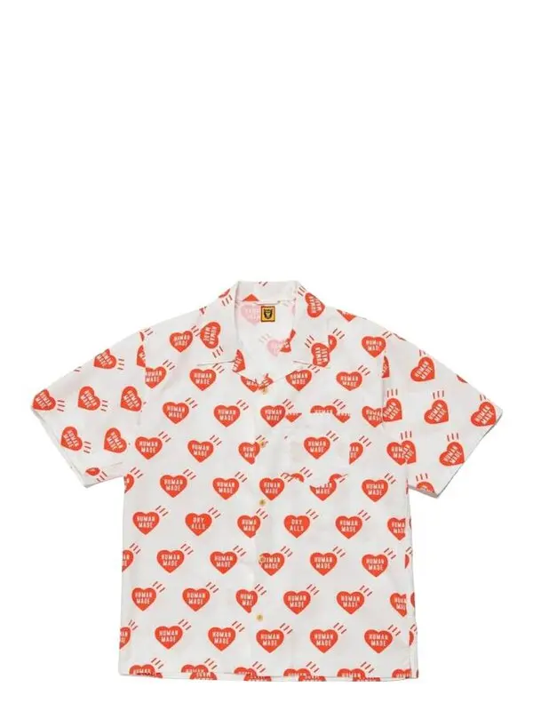 HUMAN MADE Heart Aloha Shirt - White
