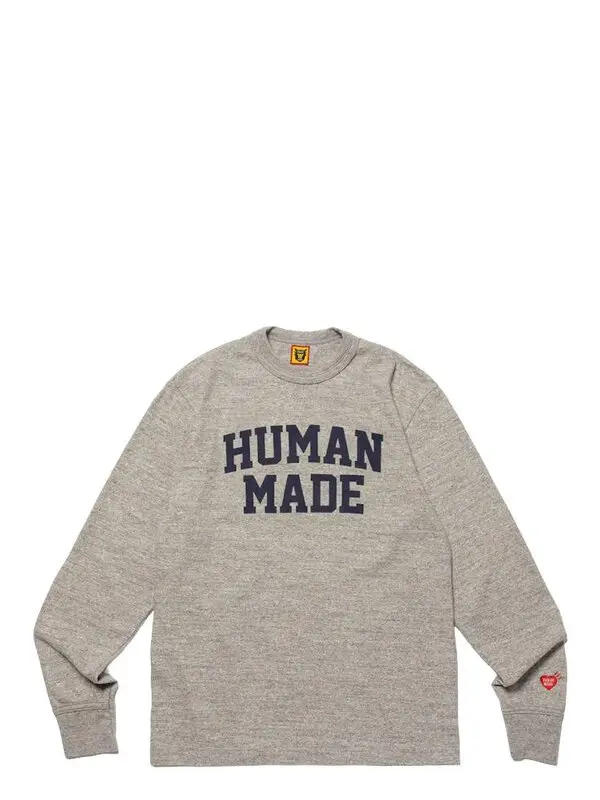HUMAN MADE Graphic #7 Long Sleeve T-shirt - Grey