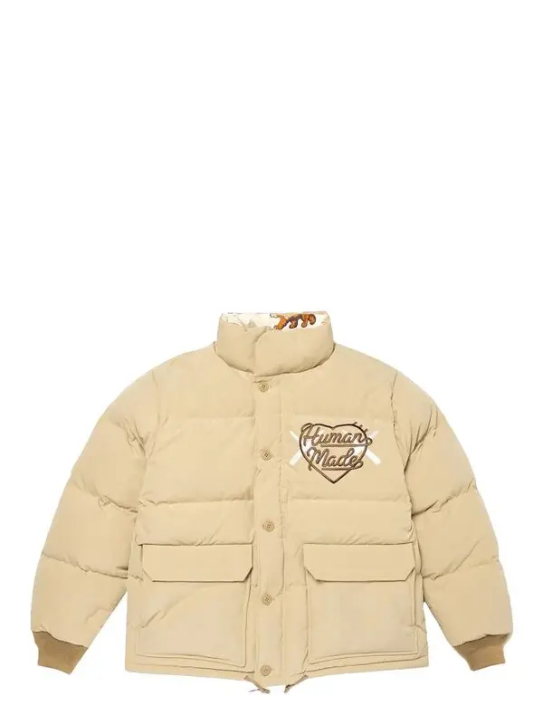 HUMAN MADE X Kaws Down Jacket - Beige