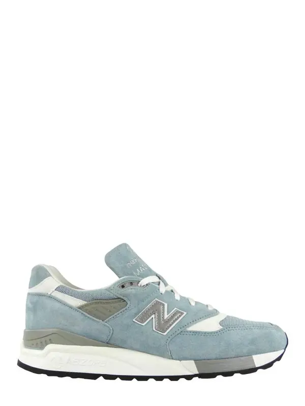 NEW BALANCE 998 Lace Up Sneakers - Light Blue/white