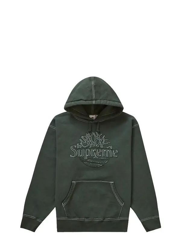 Supreme Timberland Hooded Sweatshirt - Dark Green