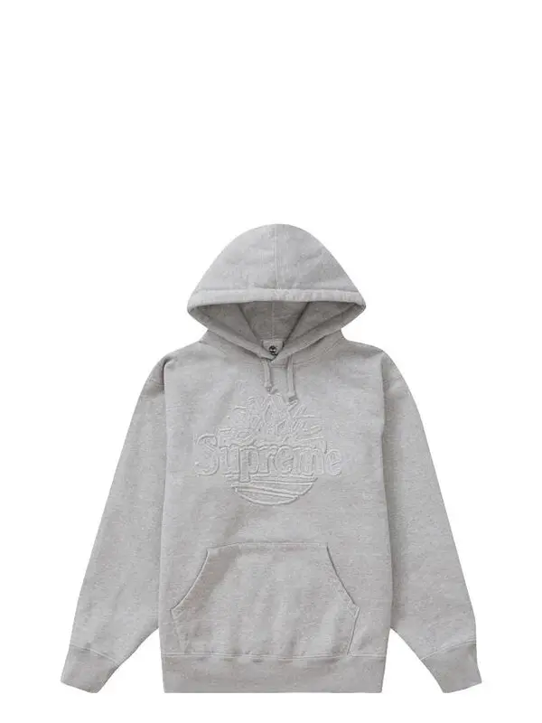 Supreme Timberland Hooded Sweatshirt - Heather Grey