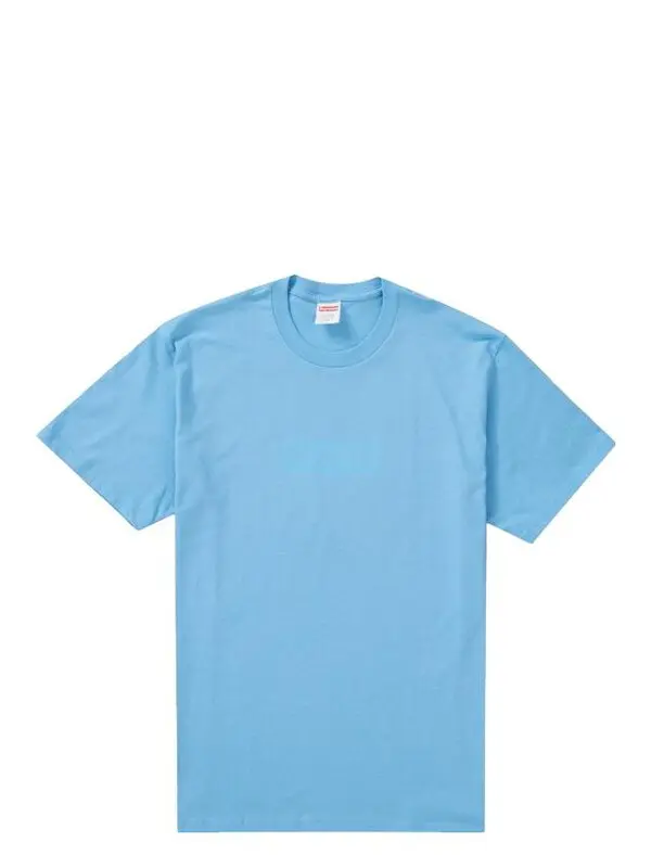 Supreme Tonal Box Logo Tee Shirt - Bright Blue