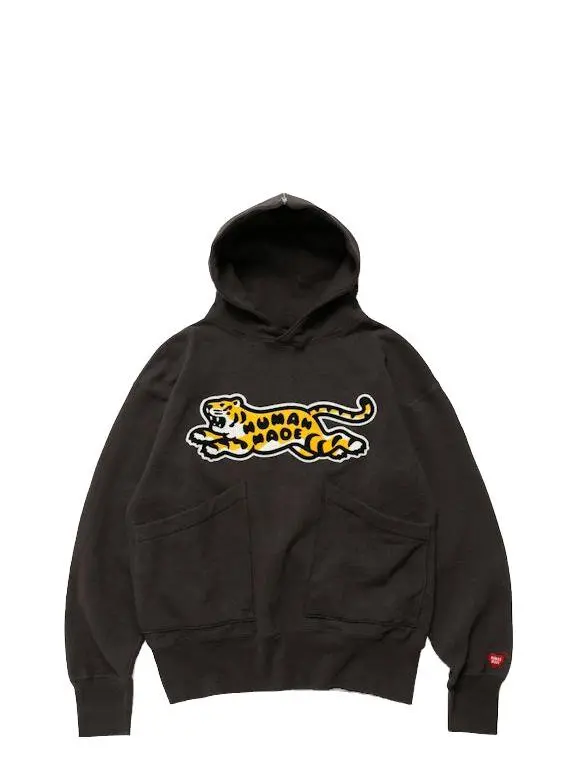 HUMAN MADE Tiger Tsuriami Hoodie - Black